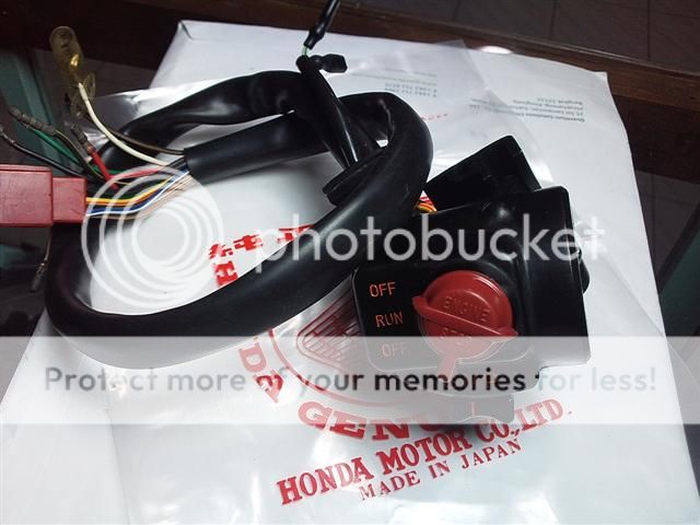 Genuine Honda cb350 cb550 cb750 police control switch handle switch nos ...