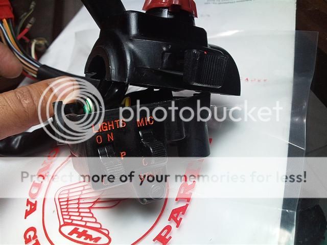 Genuine Honda cb350 cb550 cb750 police control switch handle switch nos ...